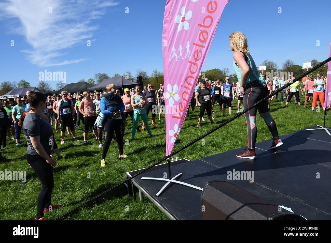 Copenhagen/Denmark 06.May 2018 Women friendship run 2018 run is 10 ...