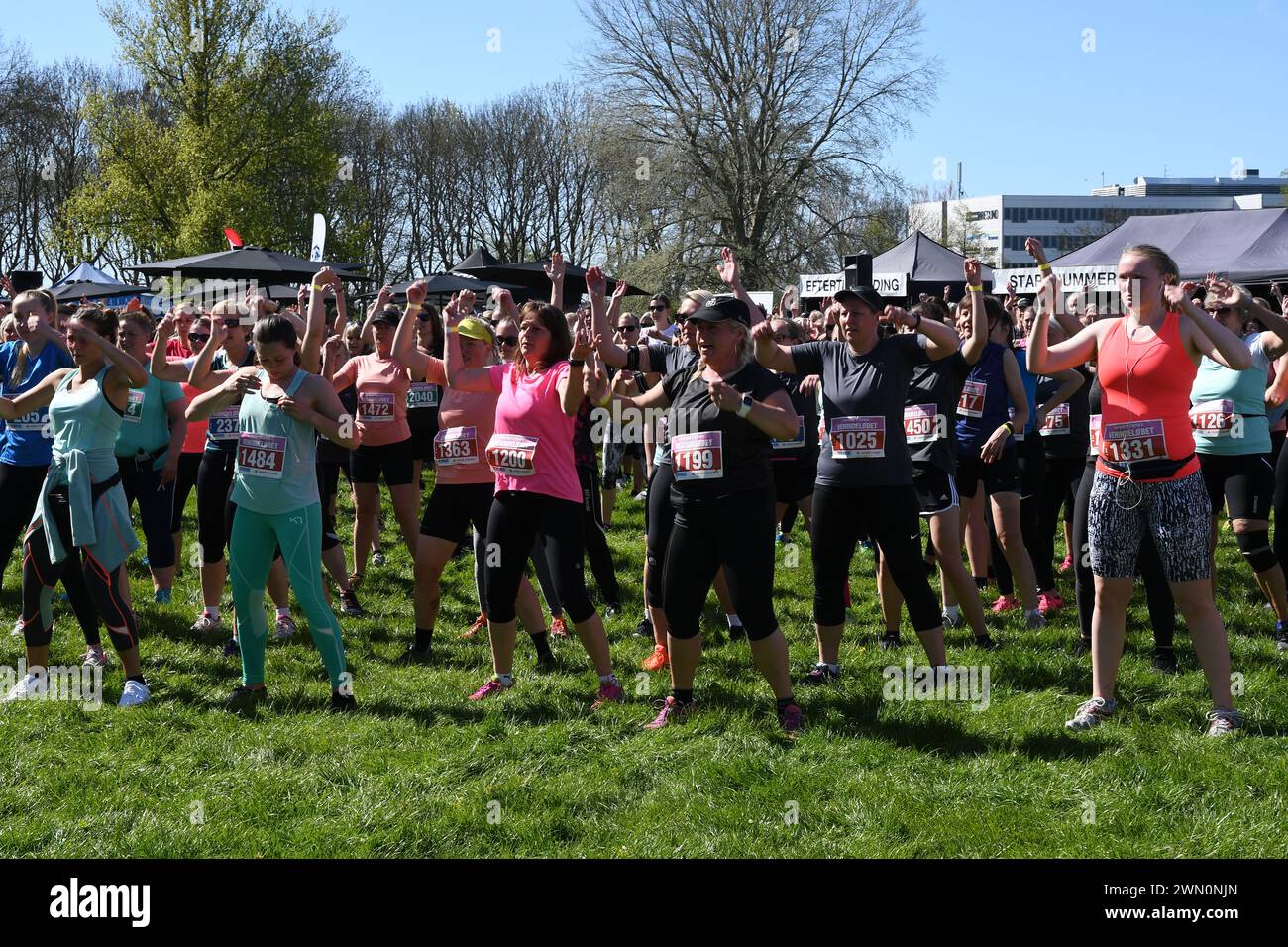 Copenhagen/Denmark 06.May 2018 Women friendship run 2018 run is 10 ...