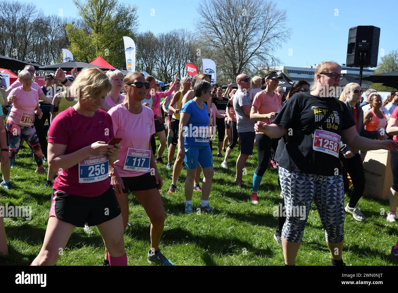 Copenhagen/Denmark 06.May 2018 Women friendship run 2018 run is 10 ...