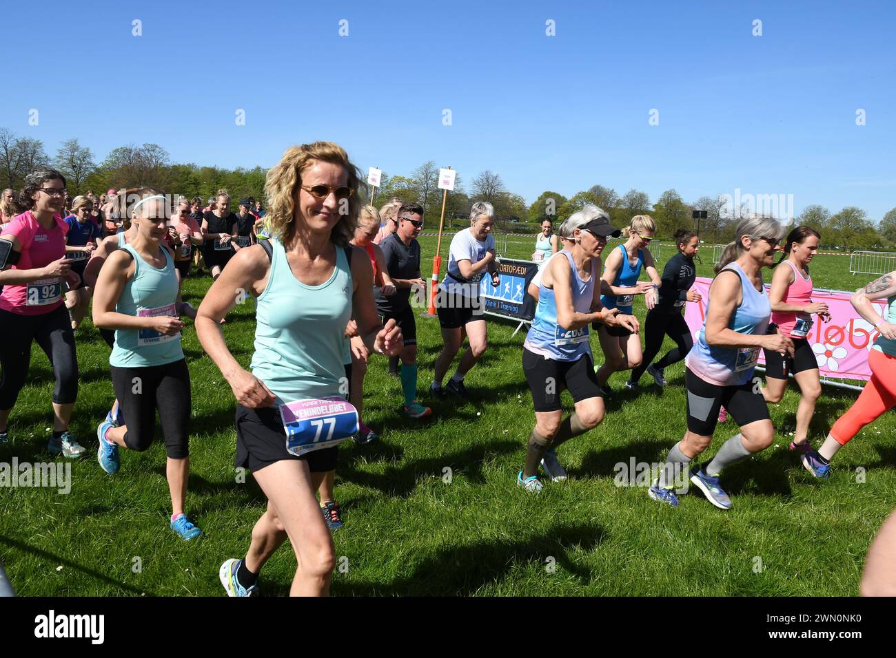 Copenhagen/Denmark 06.May 2018 Women friendship run 2018 run is 10 ...