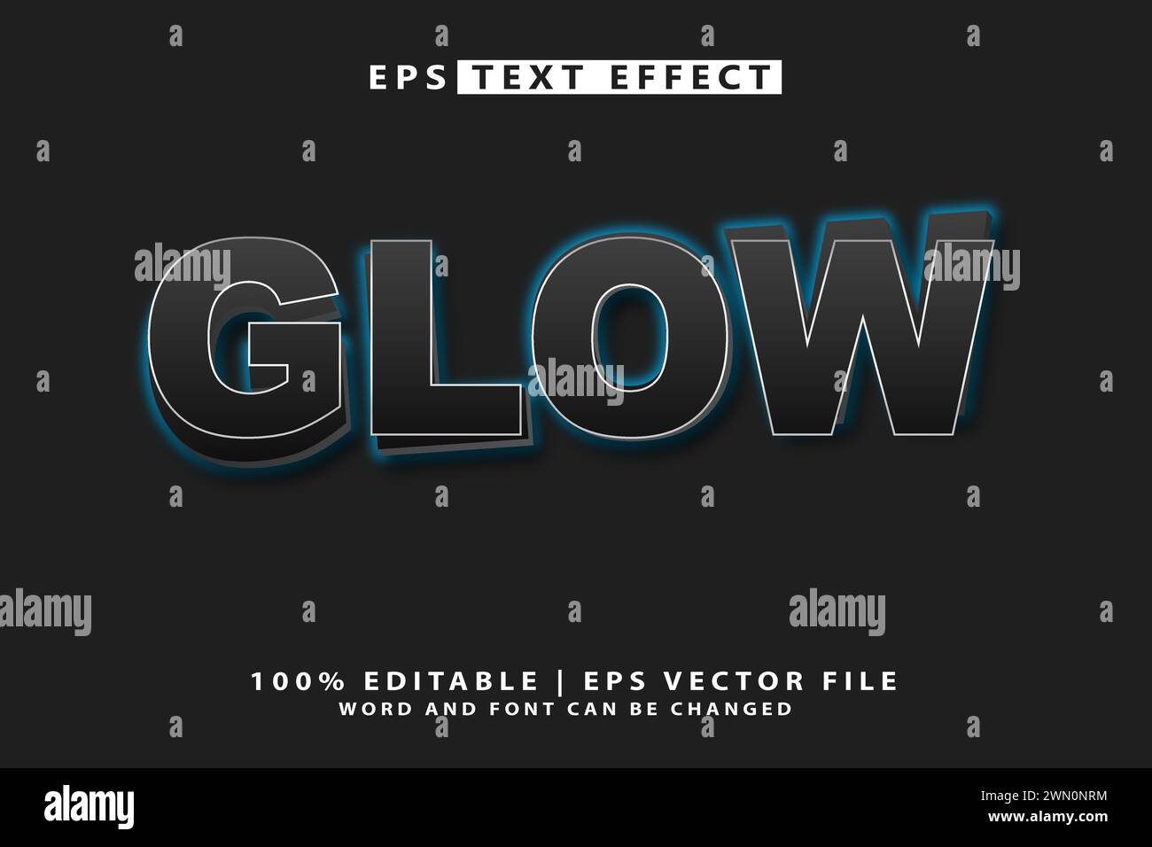 Editable vector text effect hi-res stock photography and images - Alamy