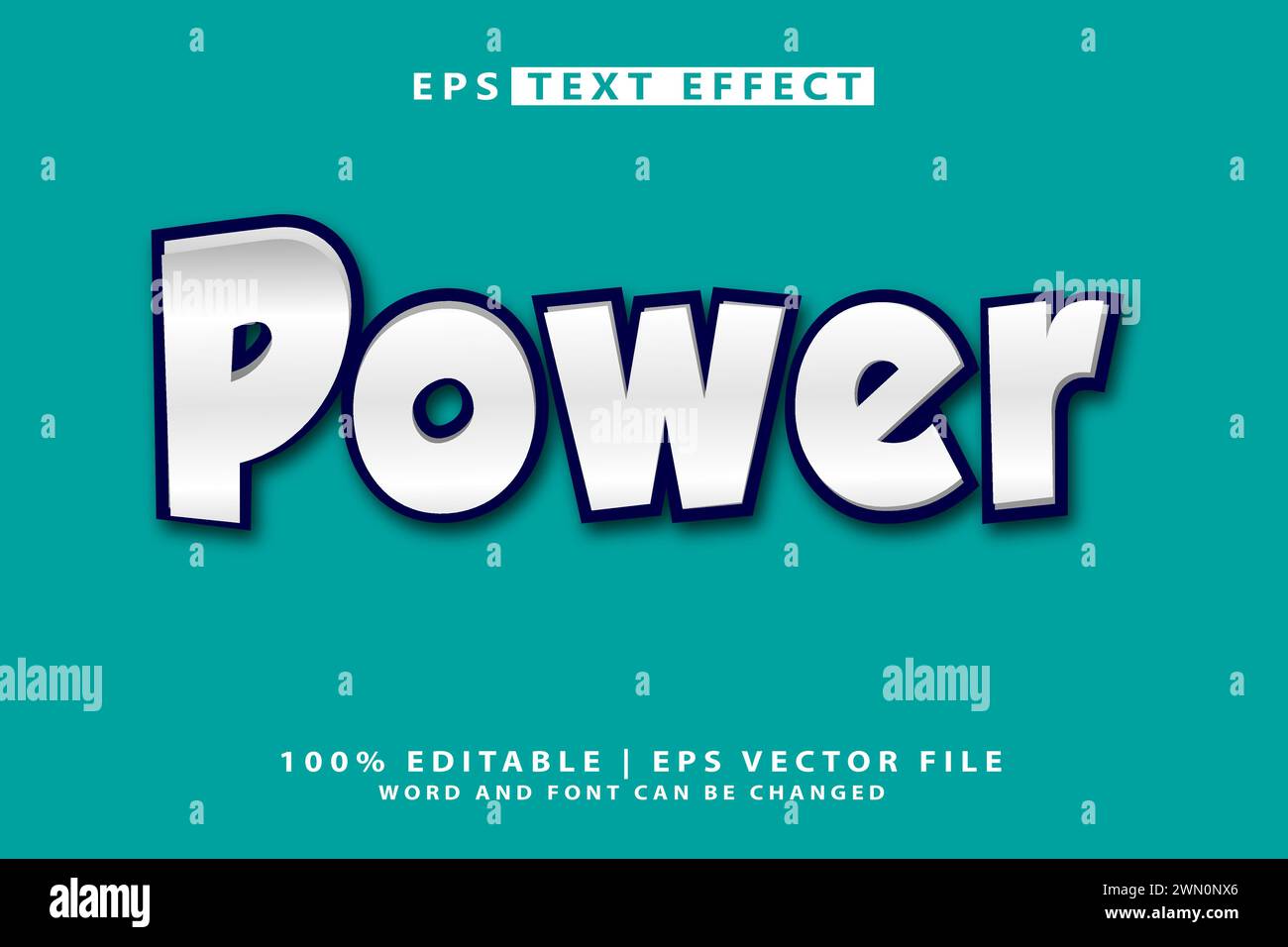 Superpower text effect hi-res stock photography and images - Alamy