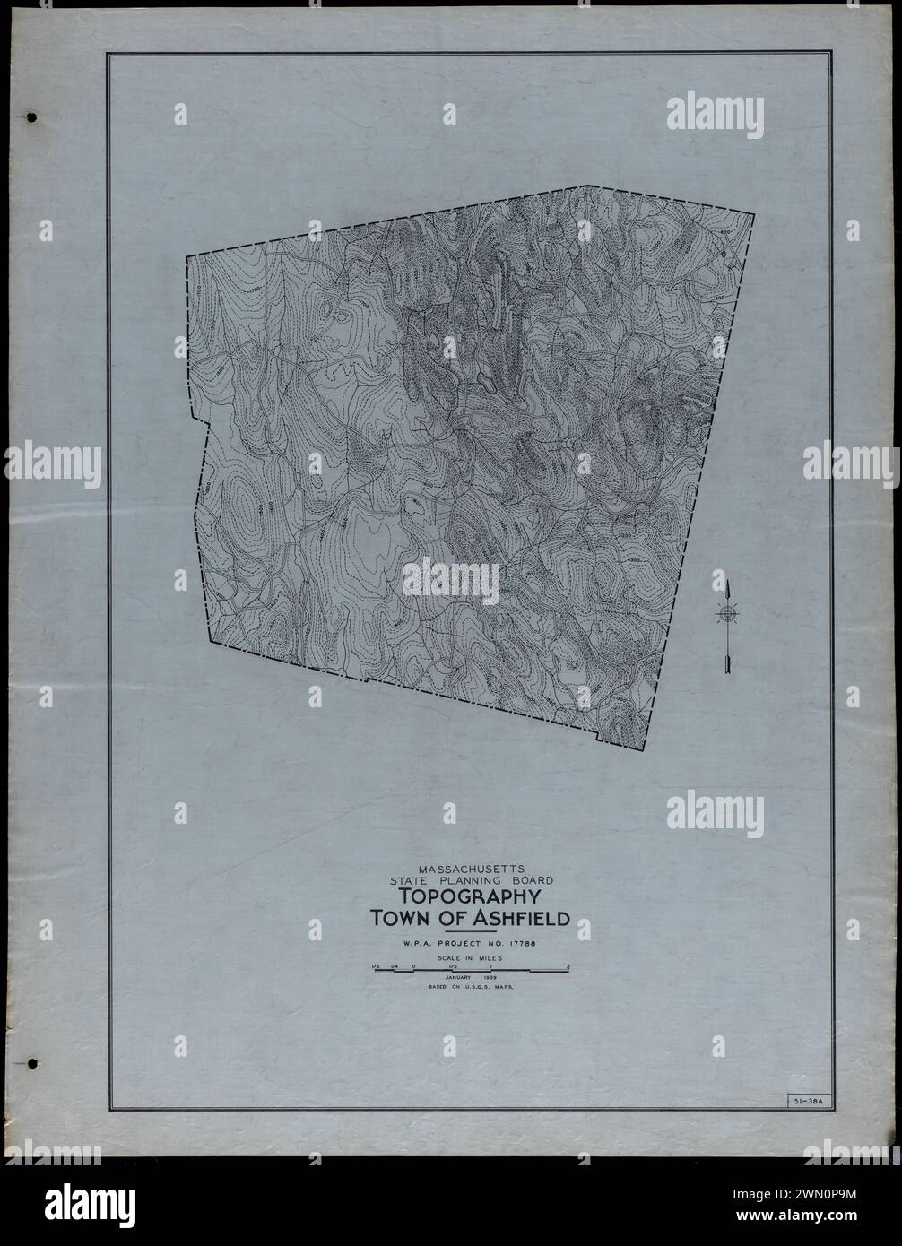 Topography Town of Ashfield. Topography Town of Ashfield Stock Photo ...