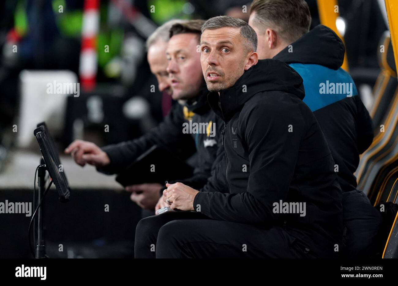 Wolverhampton Wanderers manager Gary O'Neil before the Emirates FA Cup ...