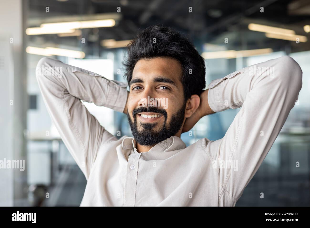 Nigerian man sitting hi-res stock photography and images - Alamy