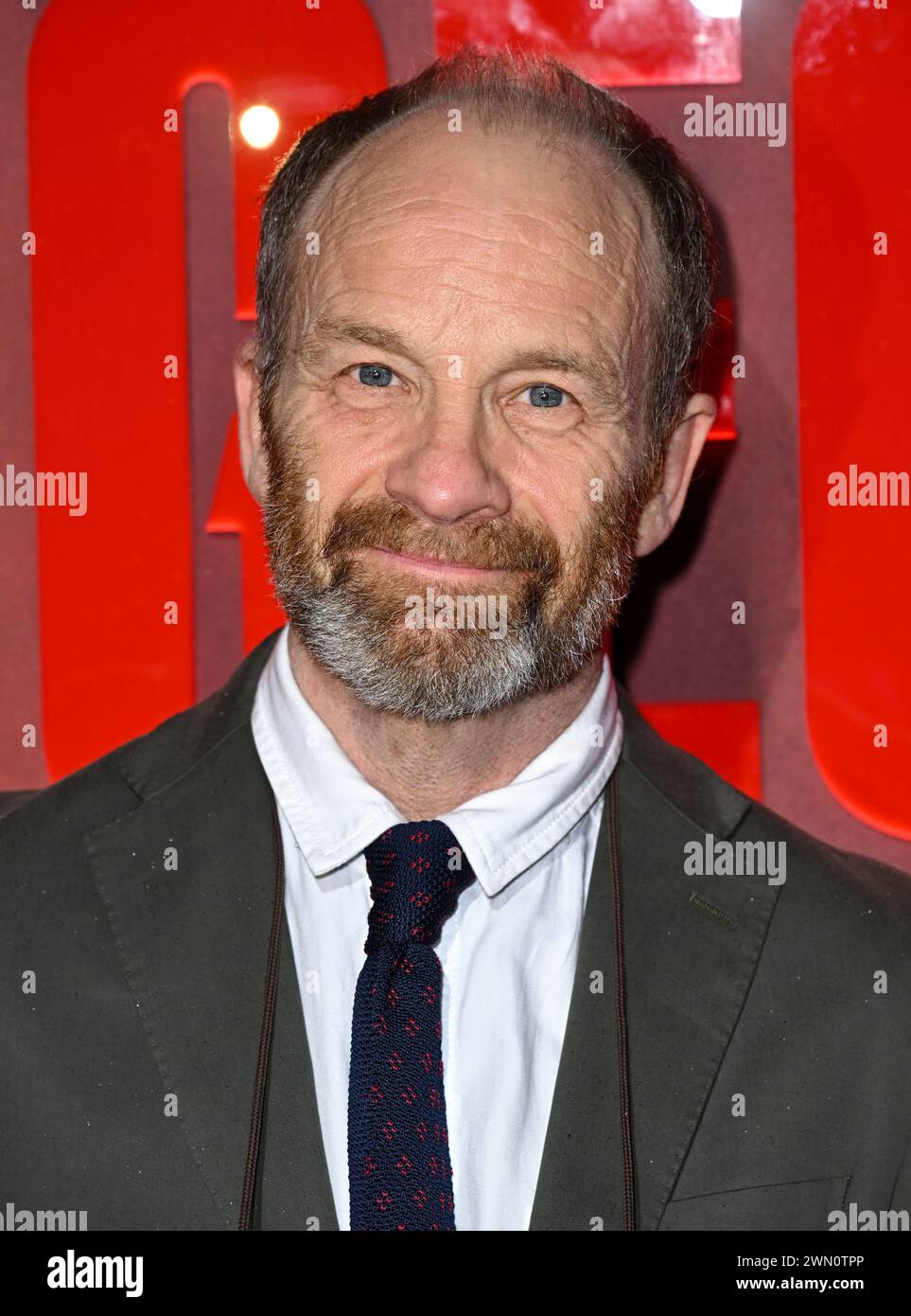 London, UK. February 28th, 2024. Adrian Rawlins arriving at the Mary ...