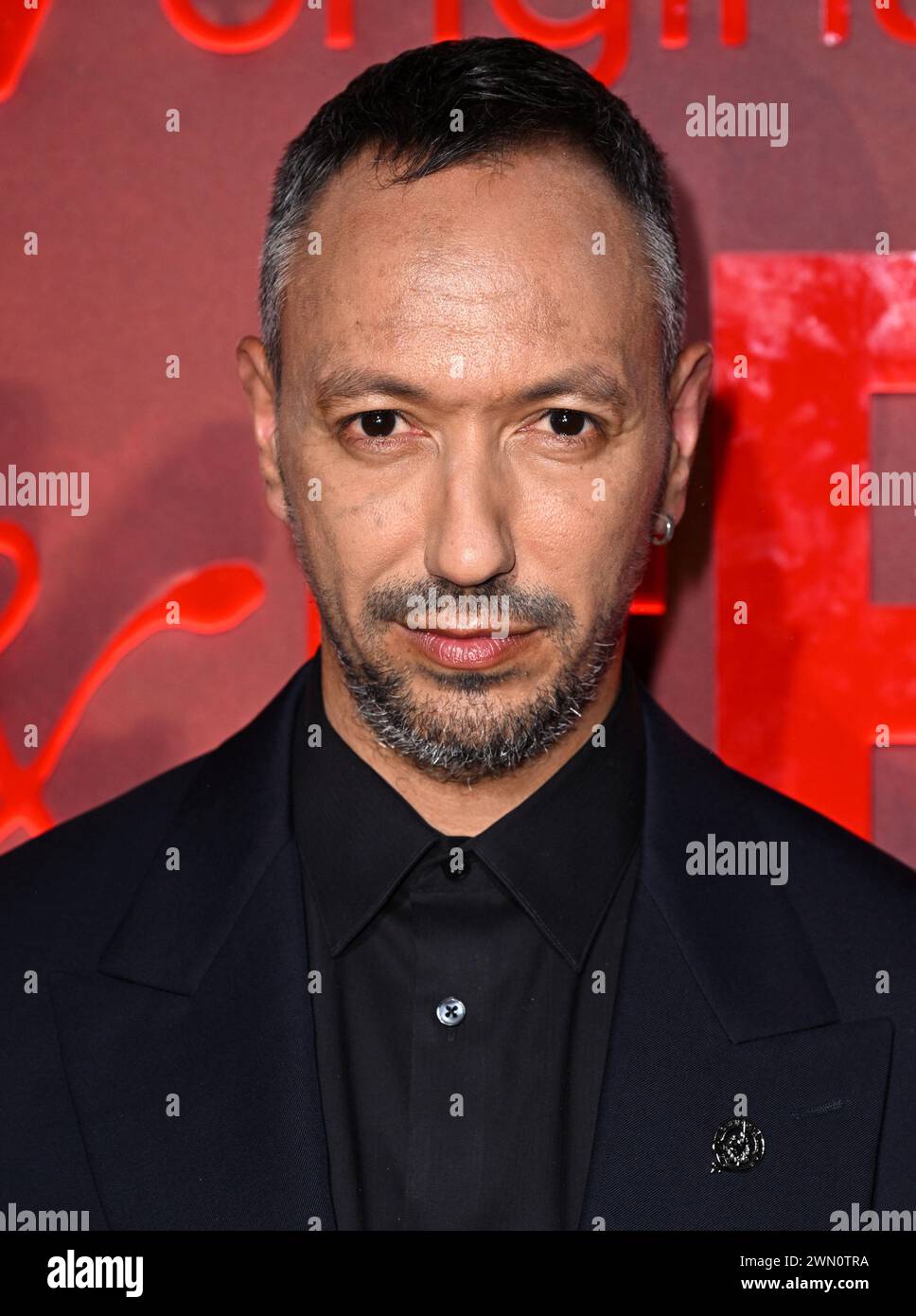 London, UK. February 28th, 2024. Oliver Hermanus arriving at the Mary ...