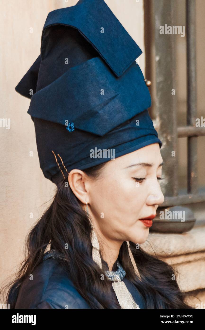 Chinese singer A Duo outside HUI show during Milan Fashion Week ...