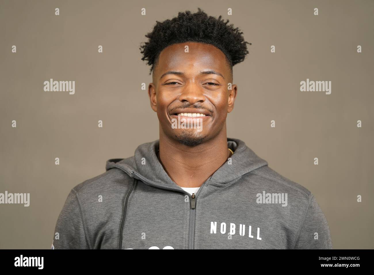 Troy running back Kimani Vidal poses for a portrait at the NFL football ...