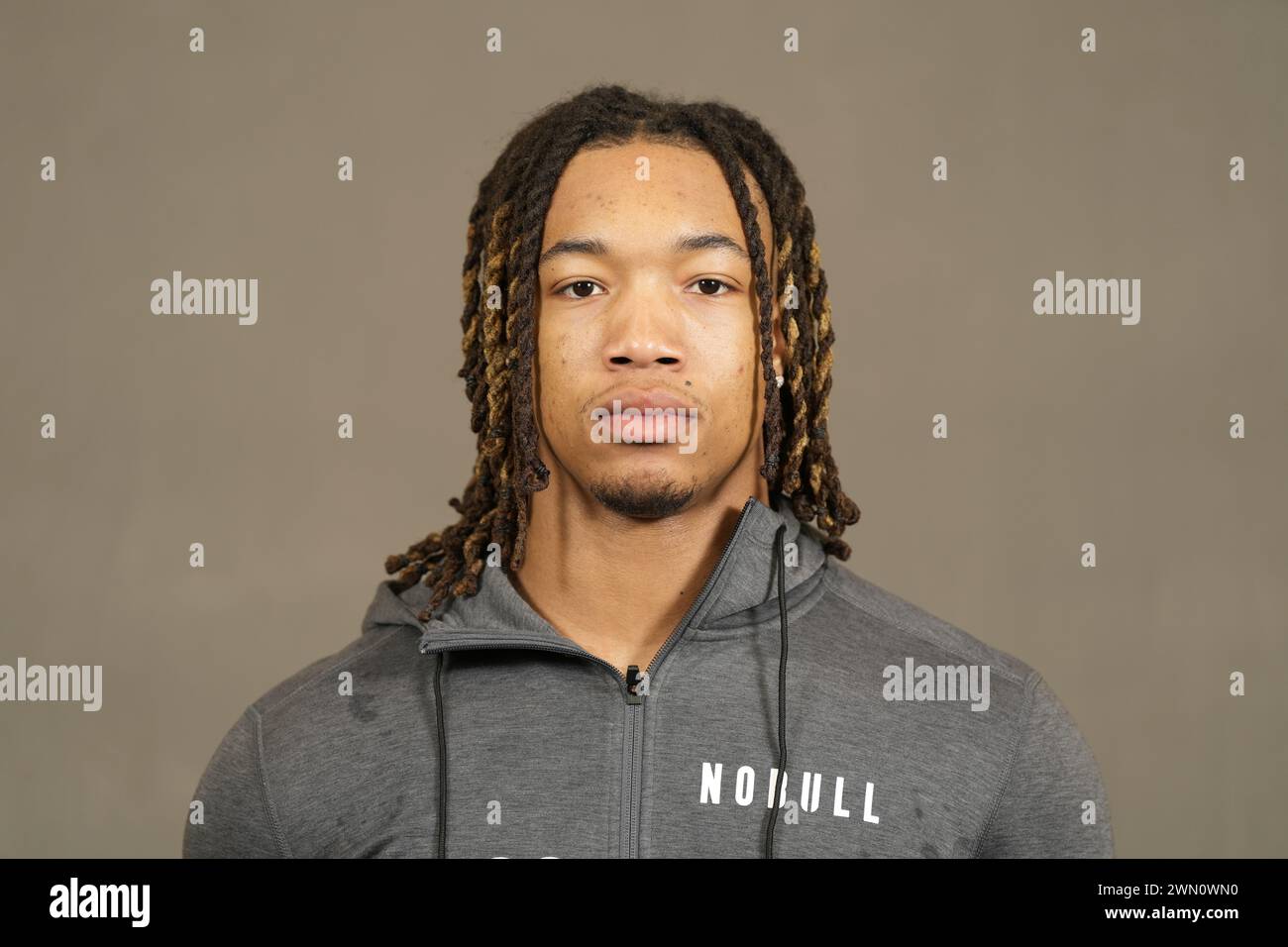 Georgia running back Kendall Milton poses for a portrait at the NFL ...