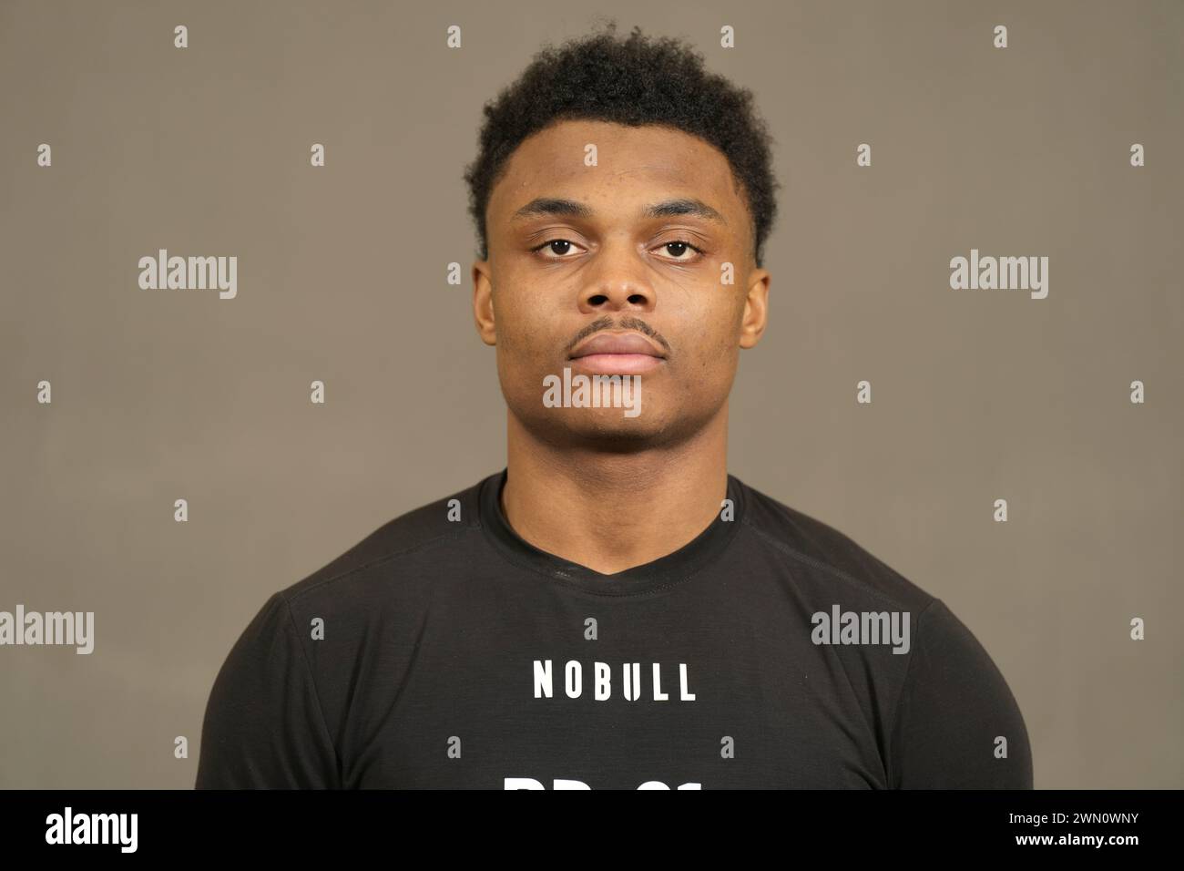 Marshall running back Rasheen Ali poses for a portrait at the NFL ...