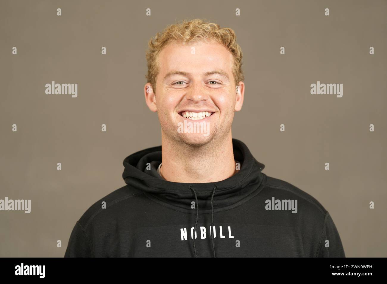 Tulane quarterback Mike Pratt poses for a portrait at the NFL football ...