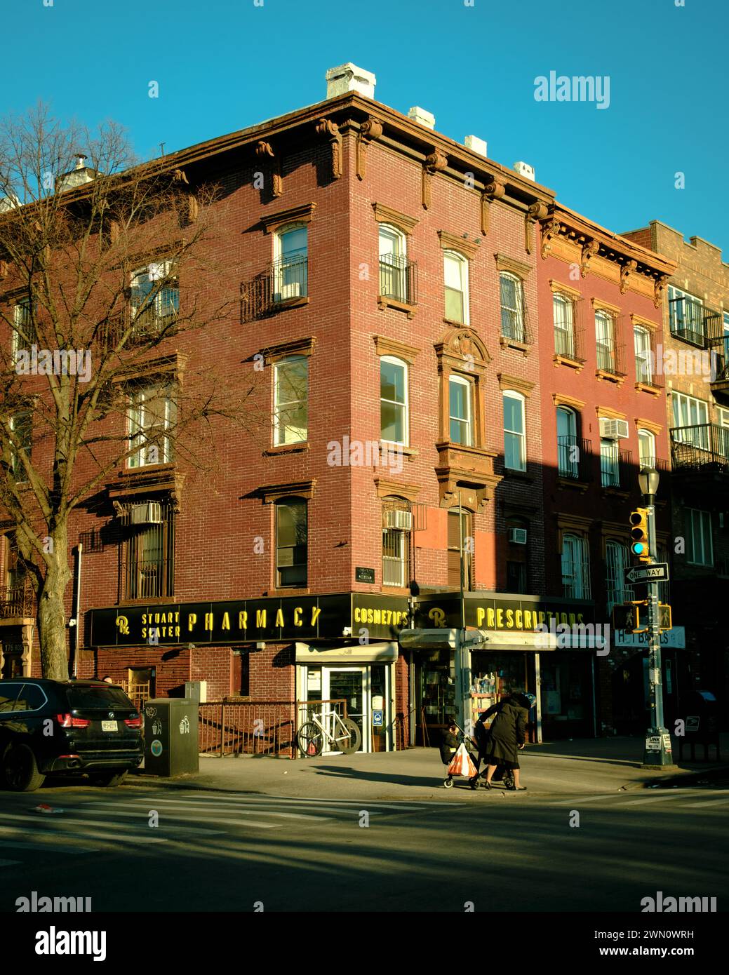 Stuart Slater Pharmacy vintage sign in South Williamsburg, Brooklyn ...
