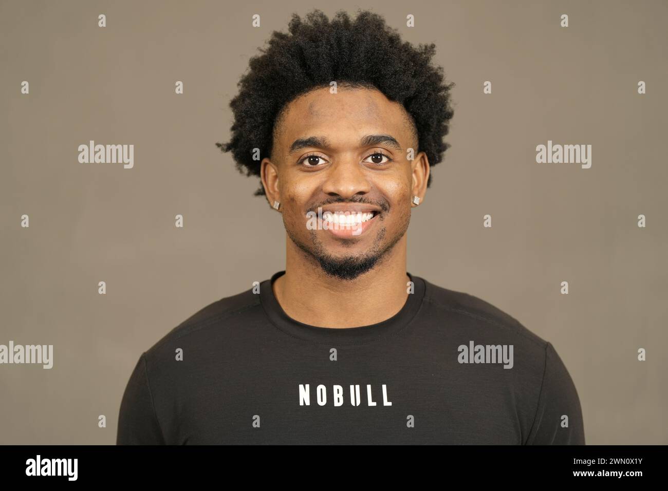 Kentucky wide receiver Tayvion Robinson poses for a portrait at the NFL ...