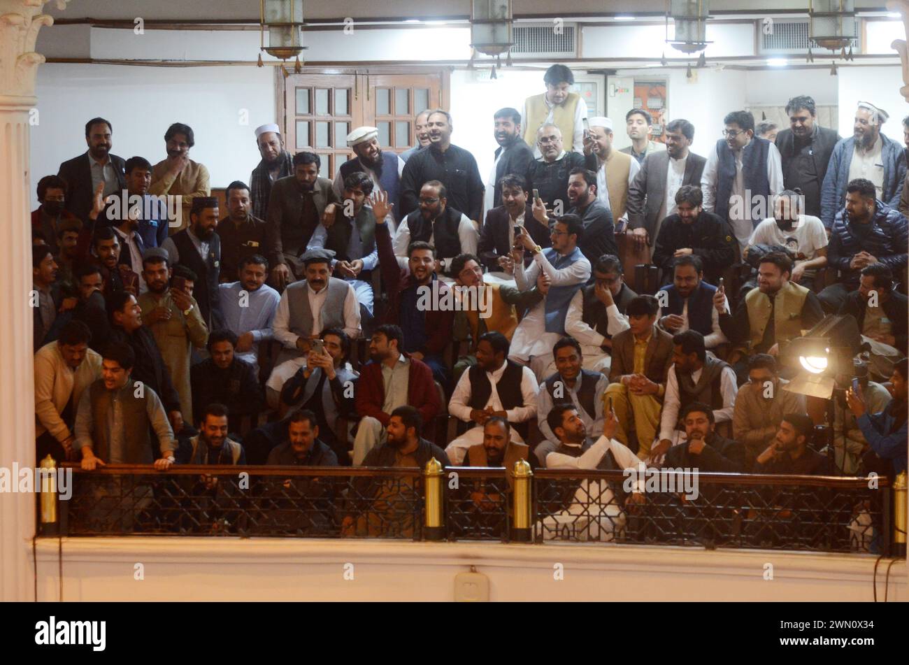 Peshawar, Peshawar, Pakistan. 28th Feb, 2024. KP Assembly members take ...