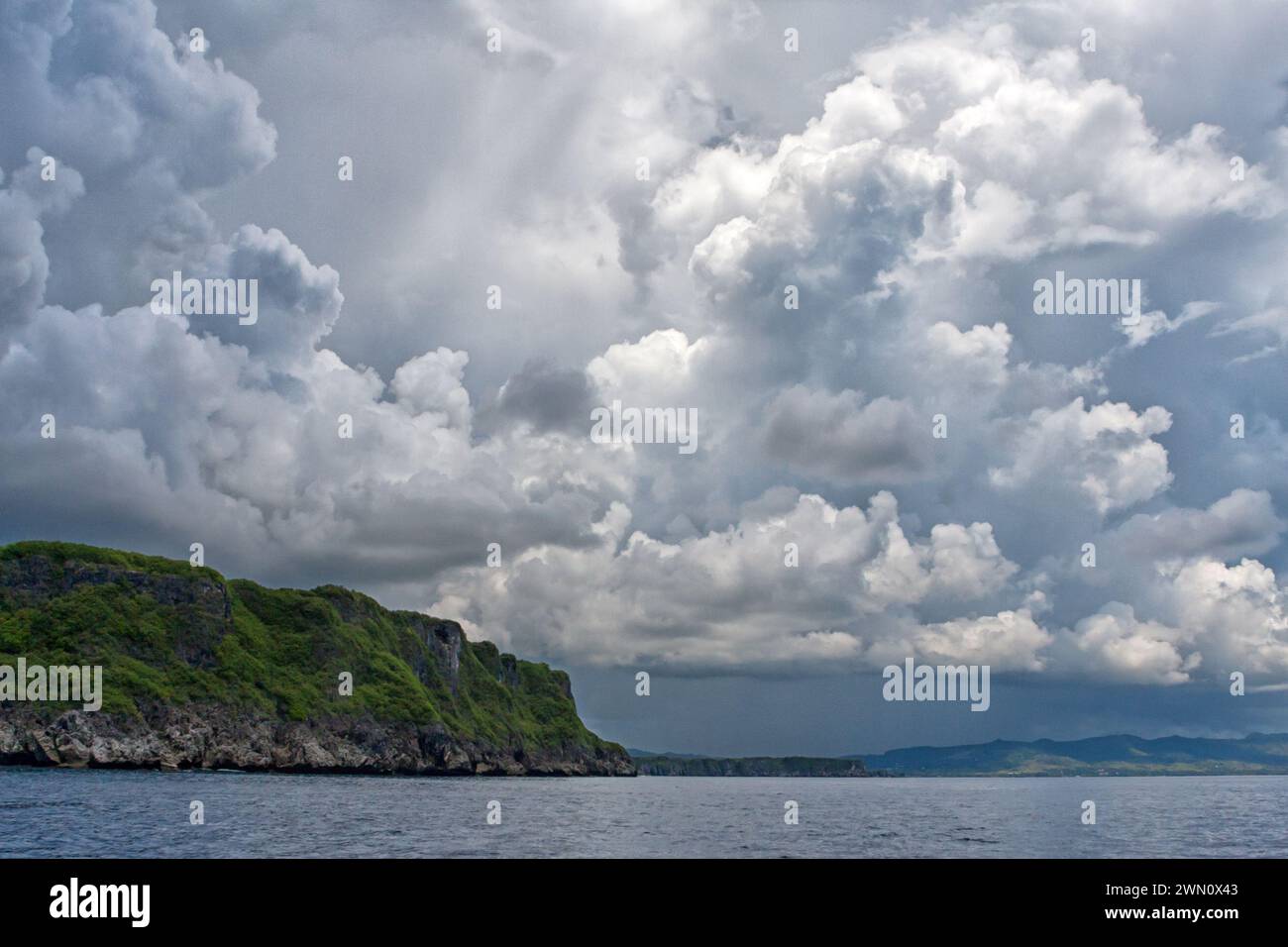 Storm clouds build up over Orote Point, Guam Stock Photo - Alamy