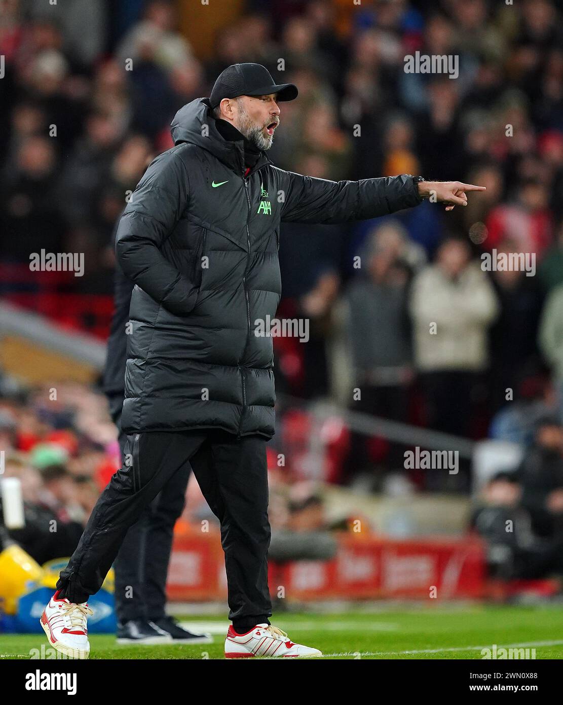 Liverpool manager Jurgen Klopp during the Emirates FA Cup fifth round ...