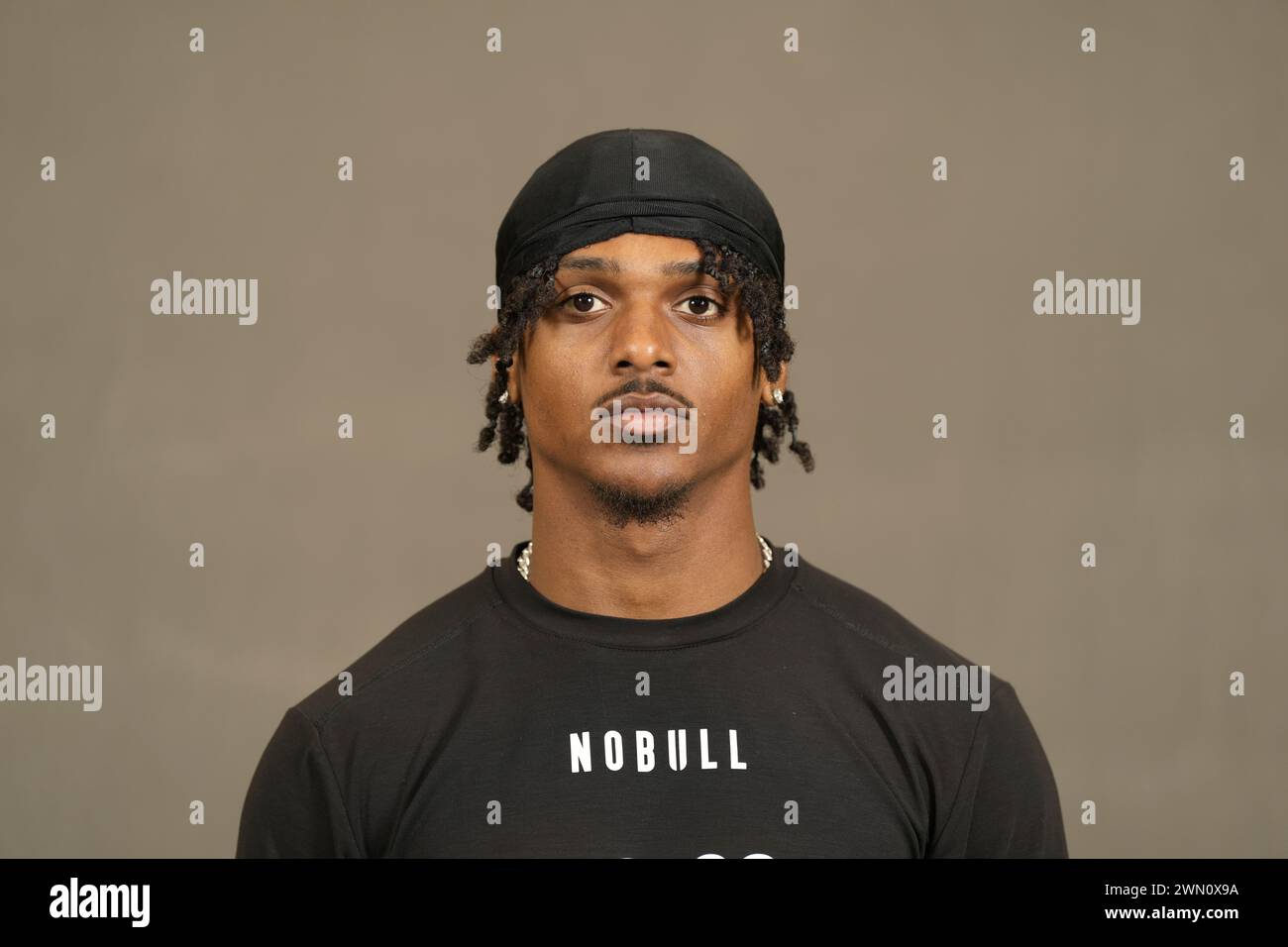 Arizona wide receiver Jacob Cowing poses for a portrait at the NFL ...