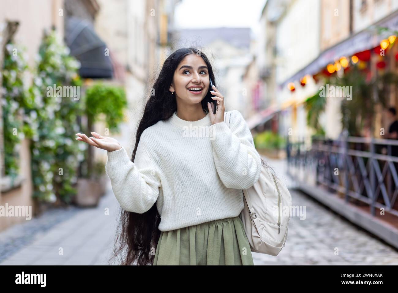 Woman walk around work hi-res stock photography and images - Alamy