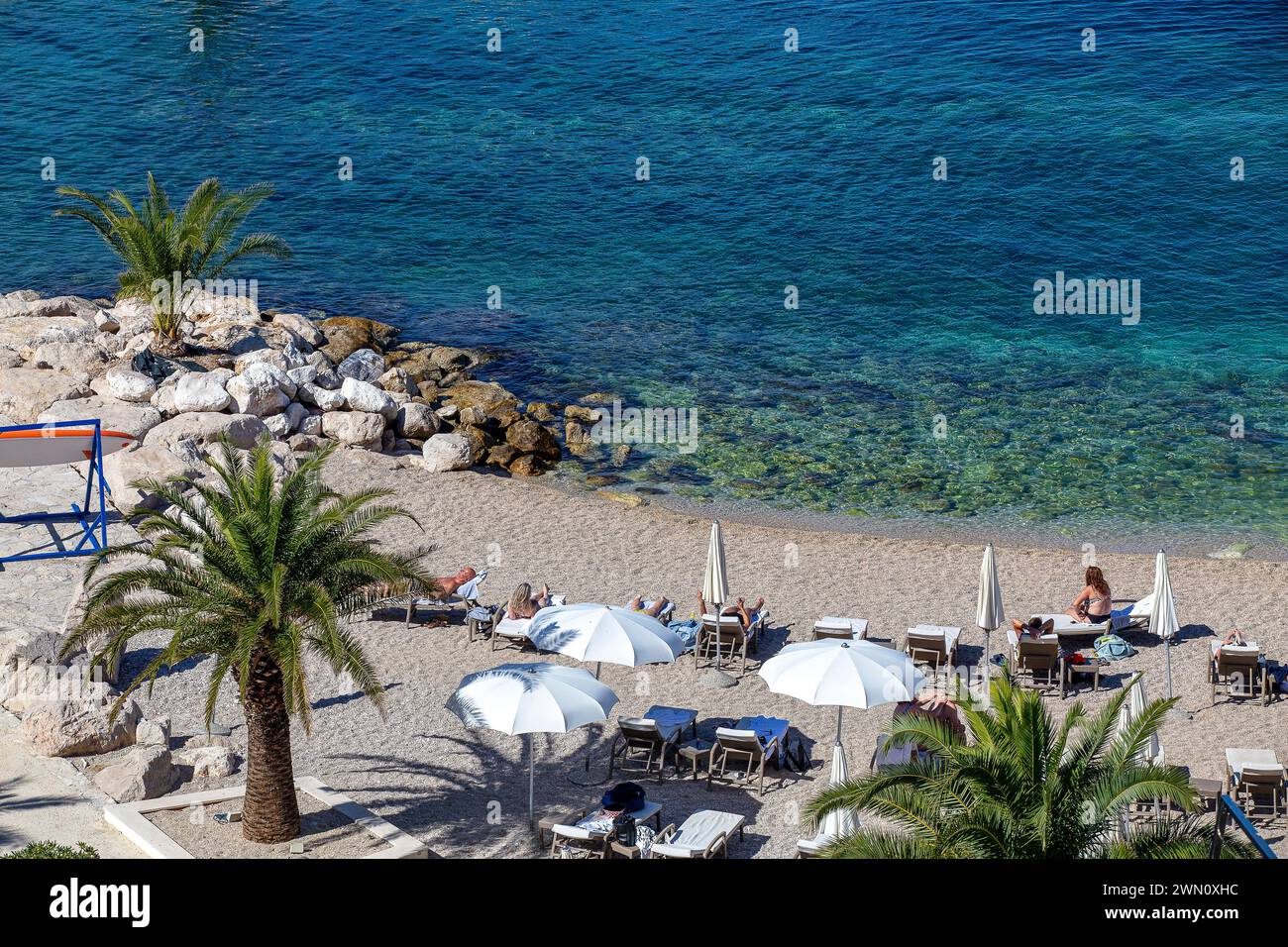 Dubrovnik, Croatia, Oct07, 2022 Makarska, Croatia, August 3, 2020 ...