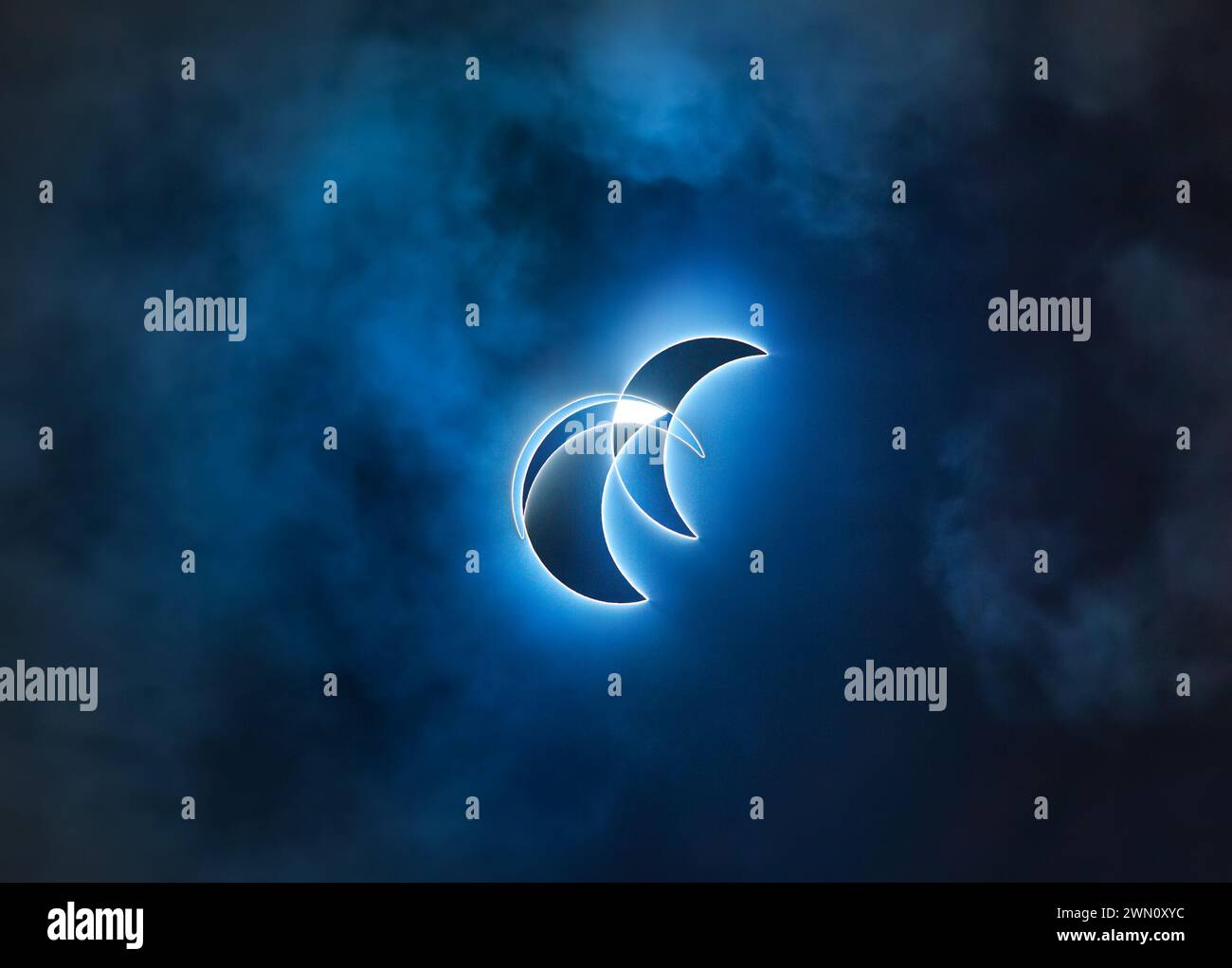 Digital composite overlap hi-res stock photography and images - Alamy