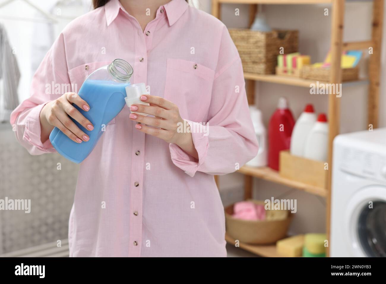 Detergent pouring in hi-res stock photography and images - Alamy