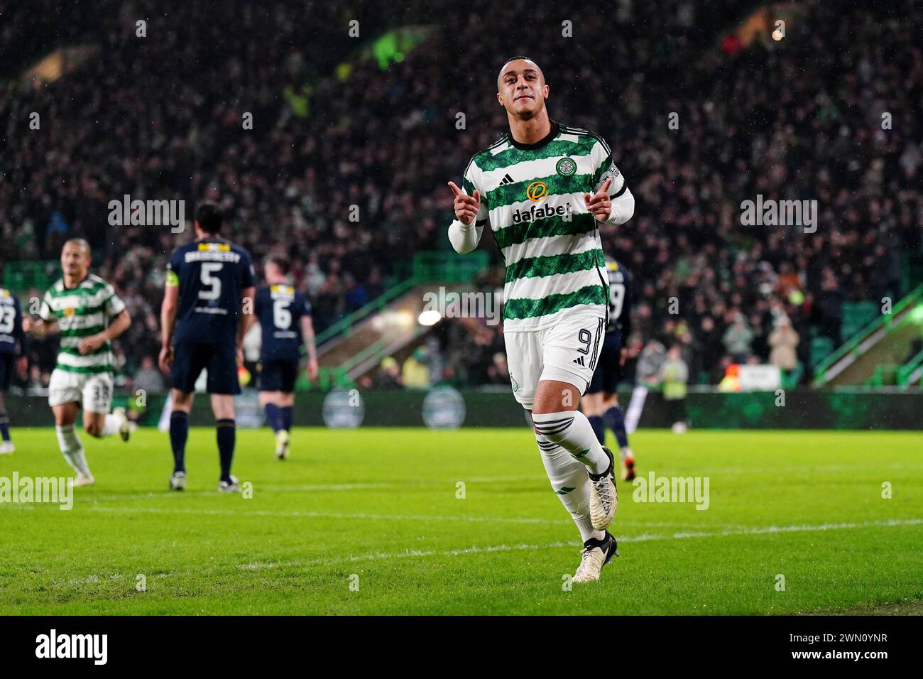 Adam idah celtic celebrates hi-res stock photography and images - Alamy