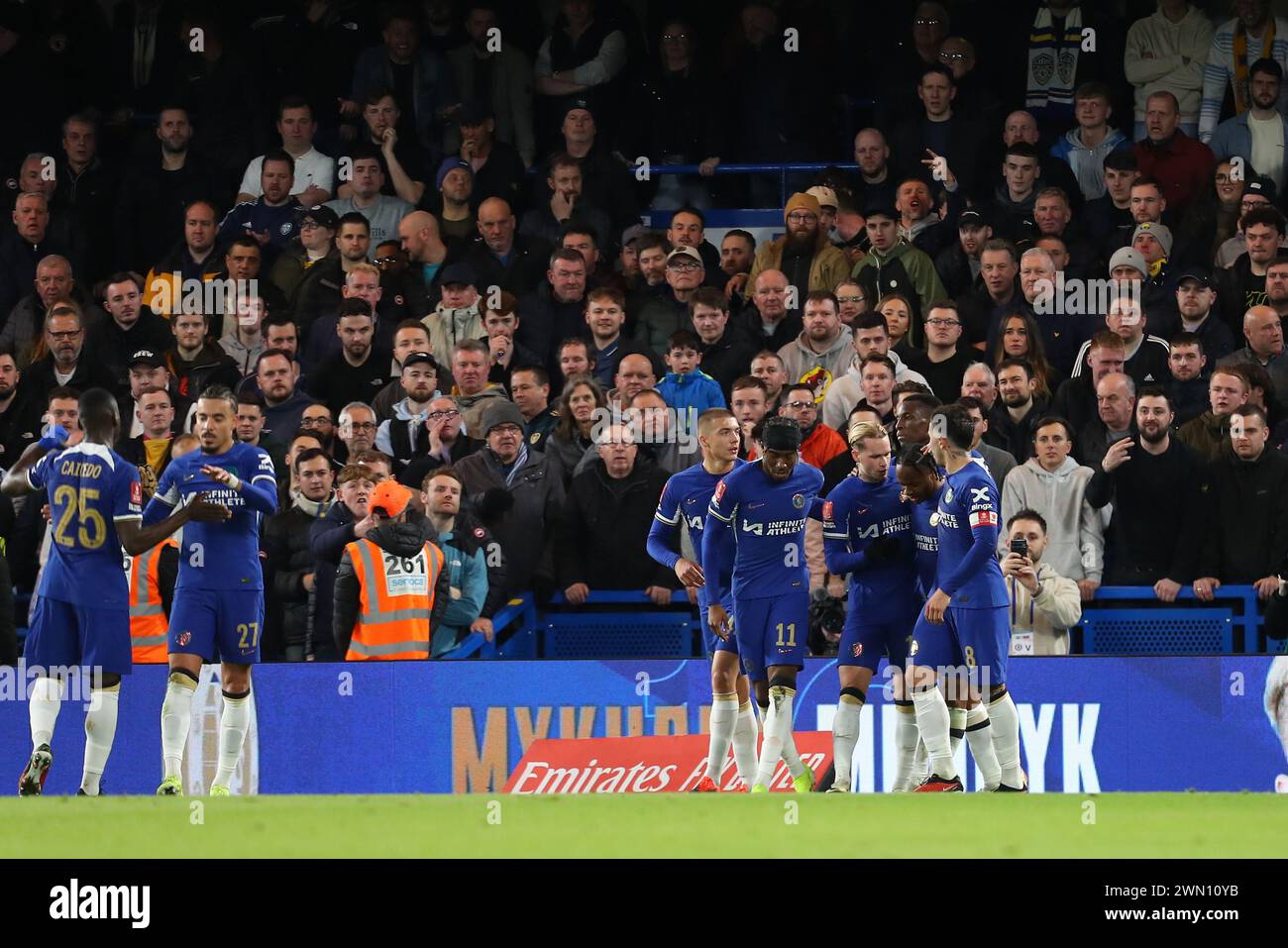 28th February 2024; Stamford Bridge, Chelsea, London, England: FA Cup ...