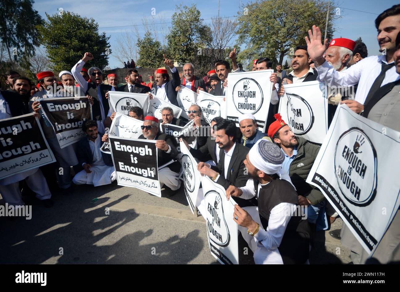 February 28, 2024, Peshawar, Peshawar, Pakistan: Pakistan's ANP party ...
