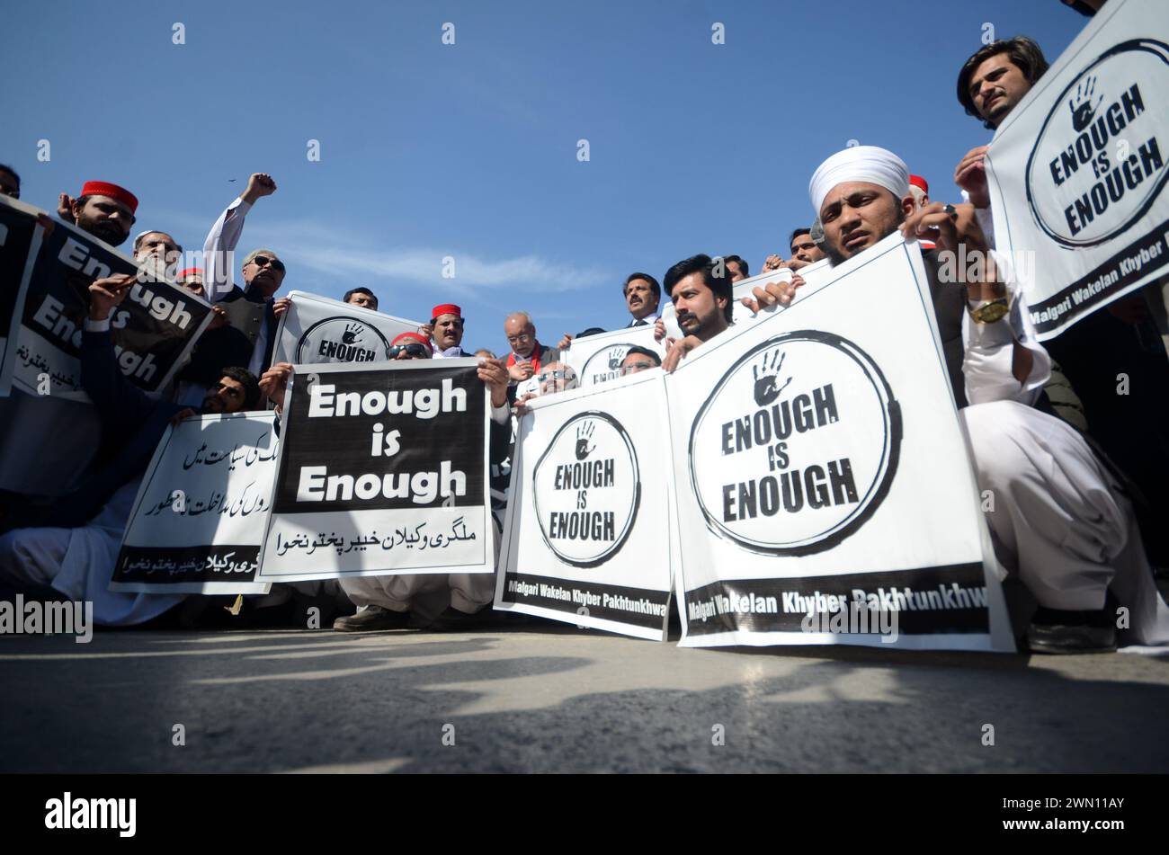 February 28, 2024, Peshawar, Peshawar, Pakistan: Pakistan's ANP party ...