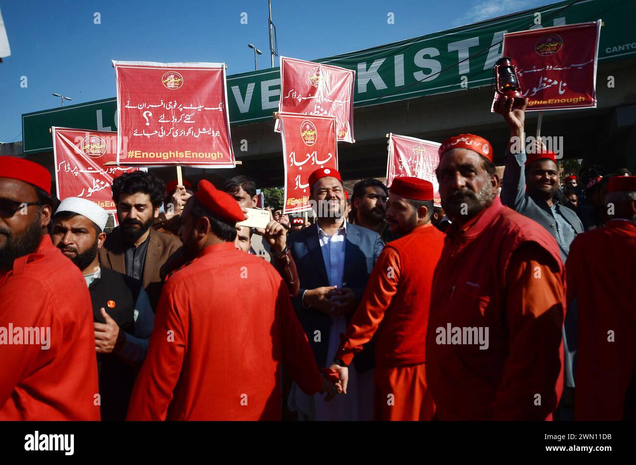 February 28, 2024, Peshawar, Peshawar, Pakistan: Pakistan's ANP party ...