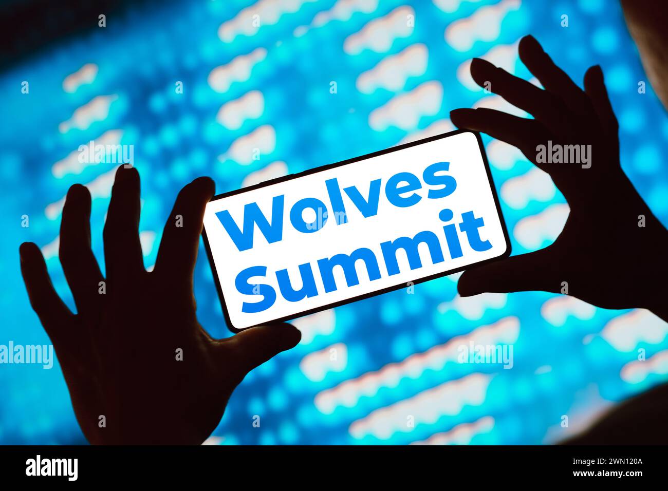 Wolves summit logo hi-res stock photography and images - Alamy