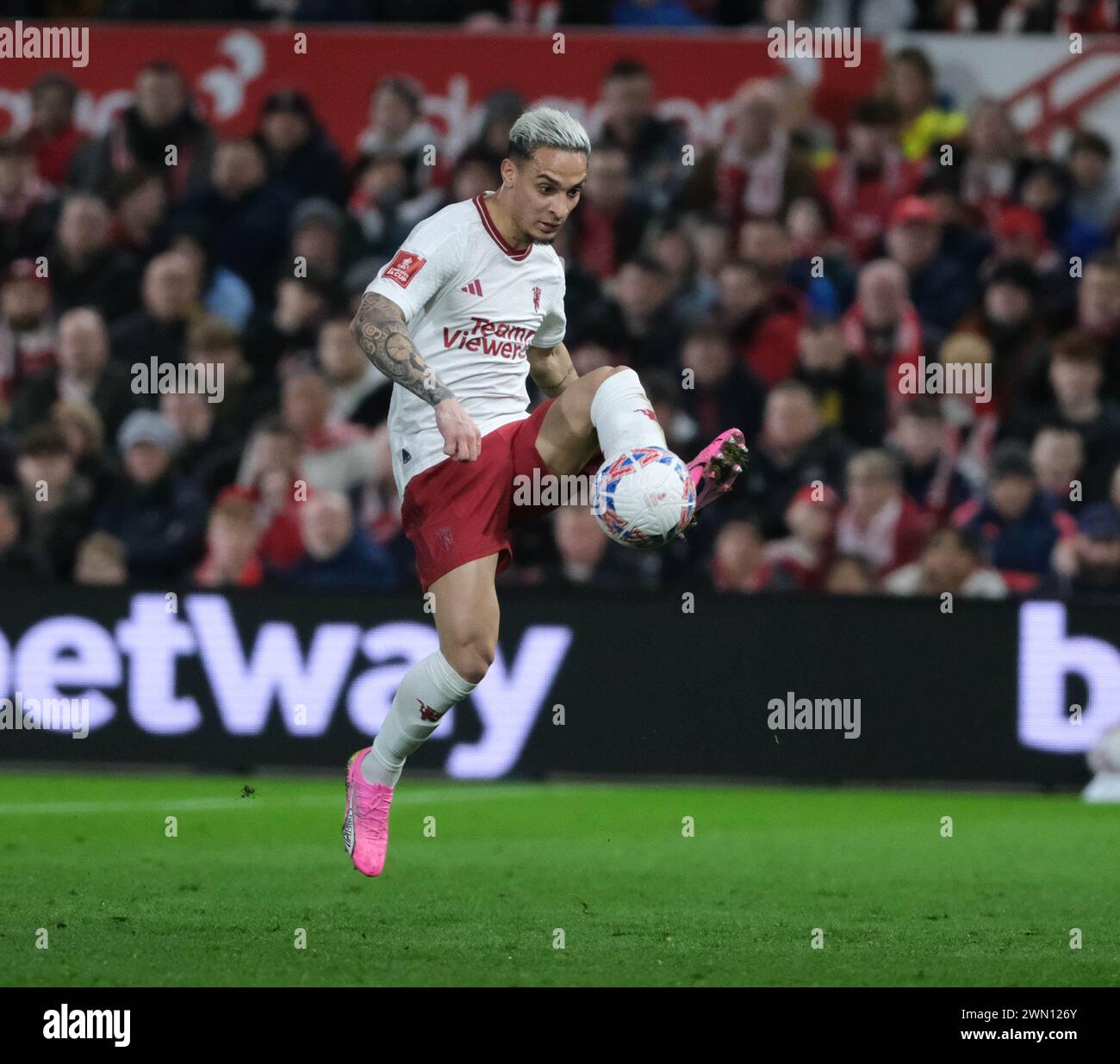 The City Ground, Nottingham, UK. 28th Feb, 2024. FA Cup Fifth Round ...