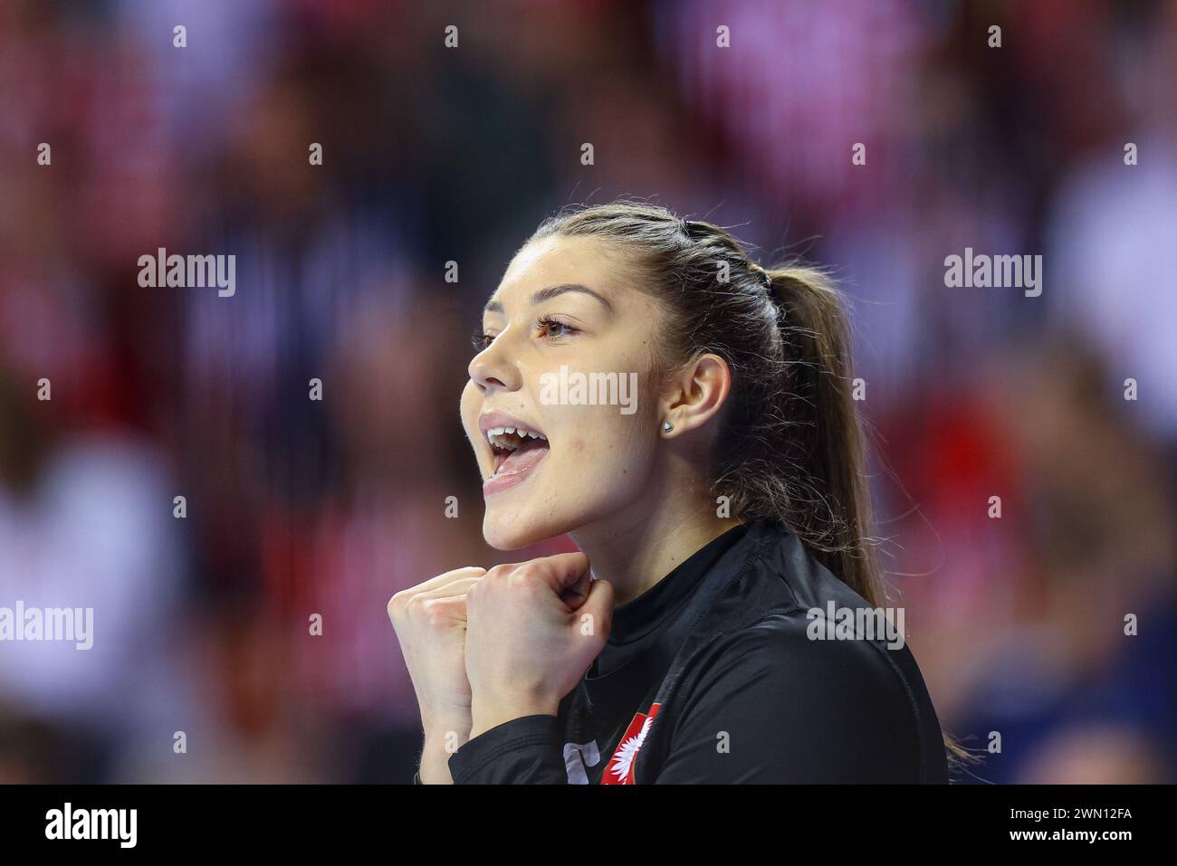 Lubin, Polska. 28th Feb, 2024. 2024.02.28 Lubin Pilka reczna ...
