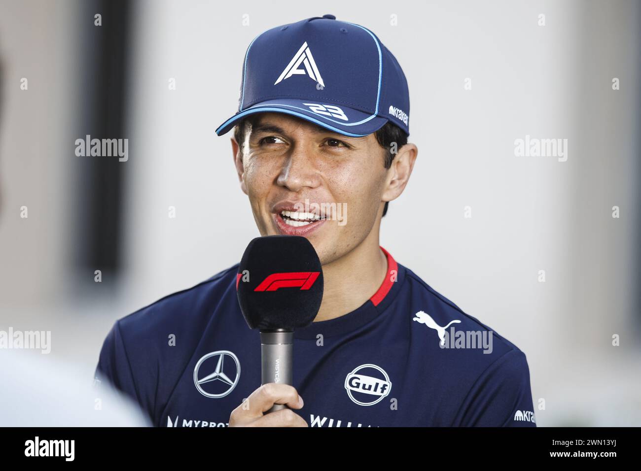 ALBON Alexander (tha), Williams Racing FW46, portrait during the ...