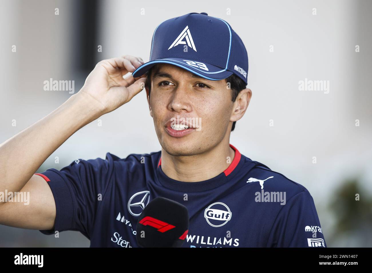 ALBON Alexander (tha), Williams Racing FW46, portrait during the ...