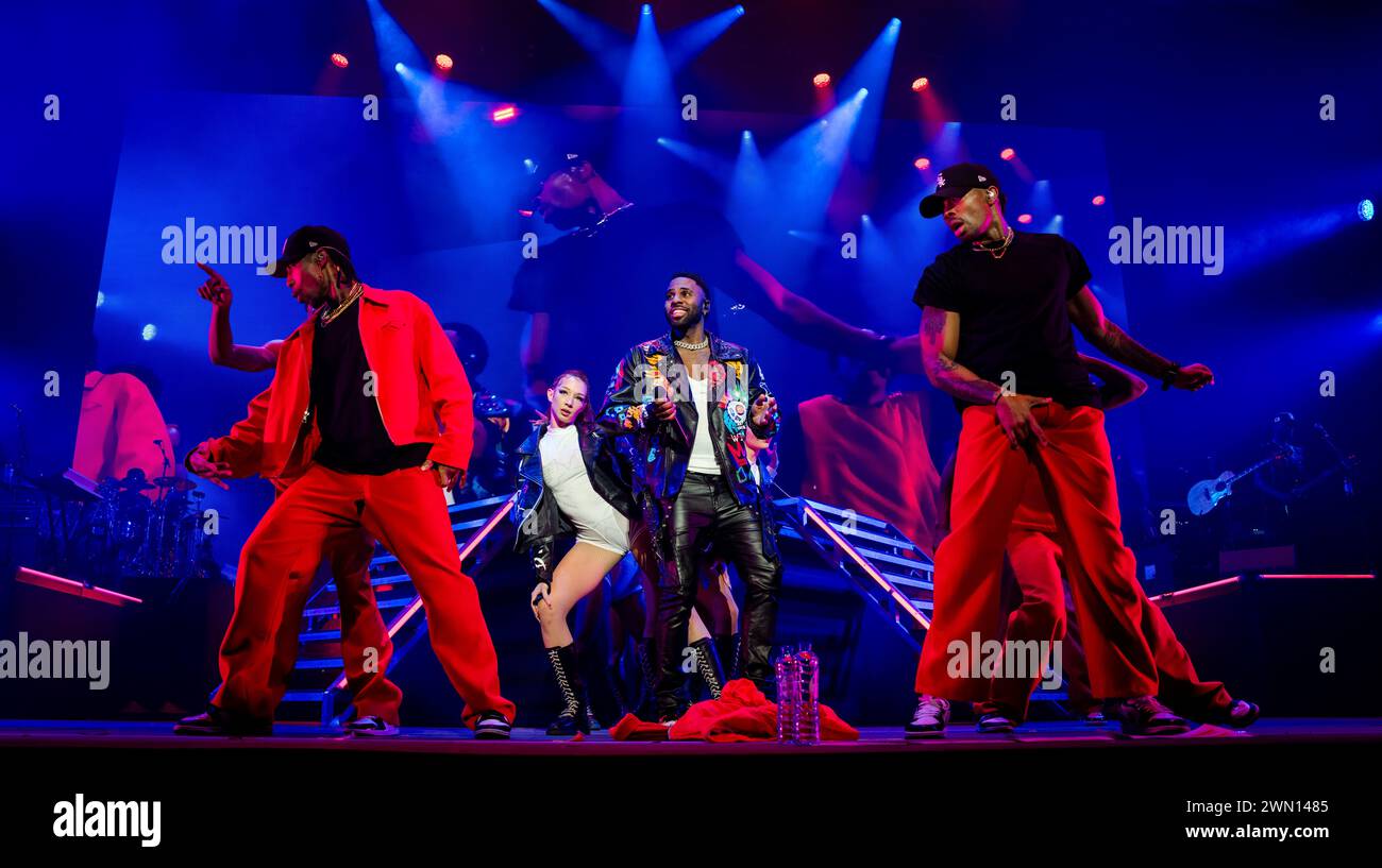 ROTTERDAM - Jason Derulo during a concert in Ahoy. Due to the great ...
