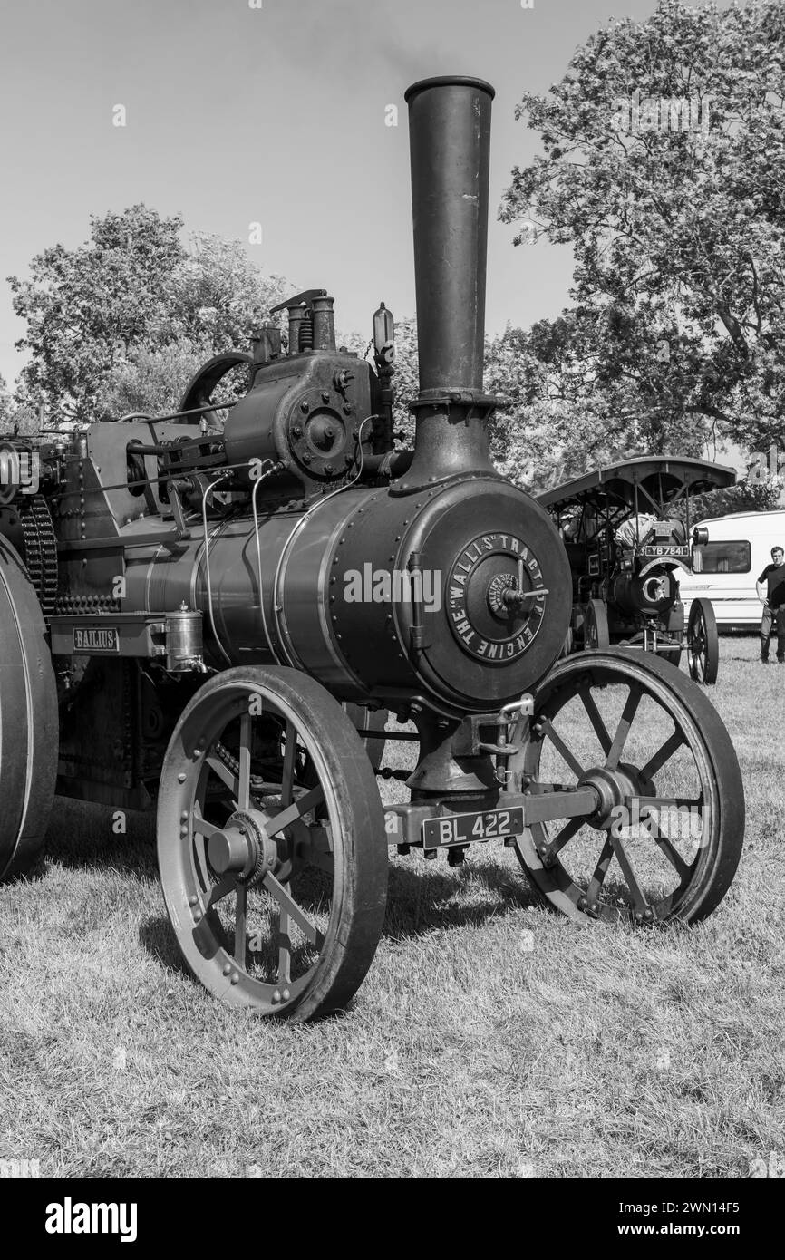 Agricultural traction engine Black and White Stock Photos & Images - Alamy