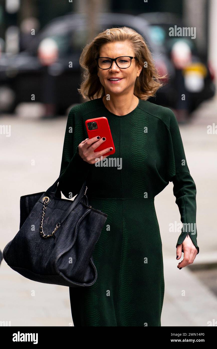 Newcastle United co-owner Amanda Staveley arrives at the Rolls Building ...