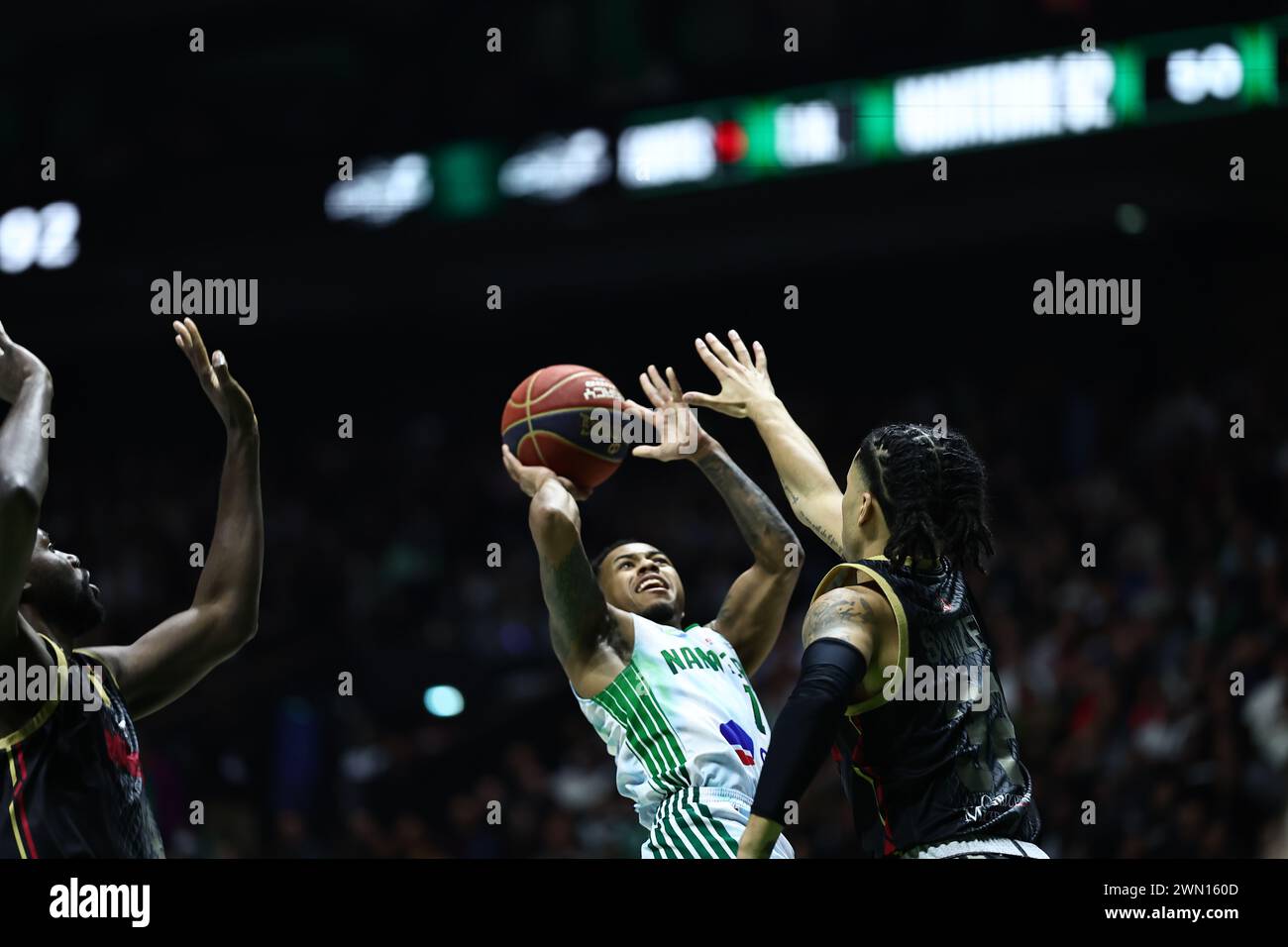Nanterre, France. 28th Feb, 2024. Justin BIBBINS 1 (Nanterre) during ...