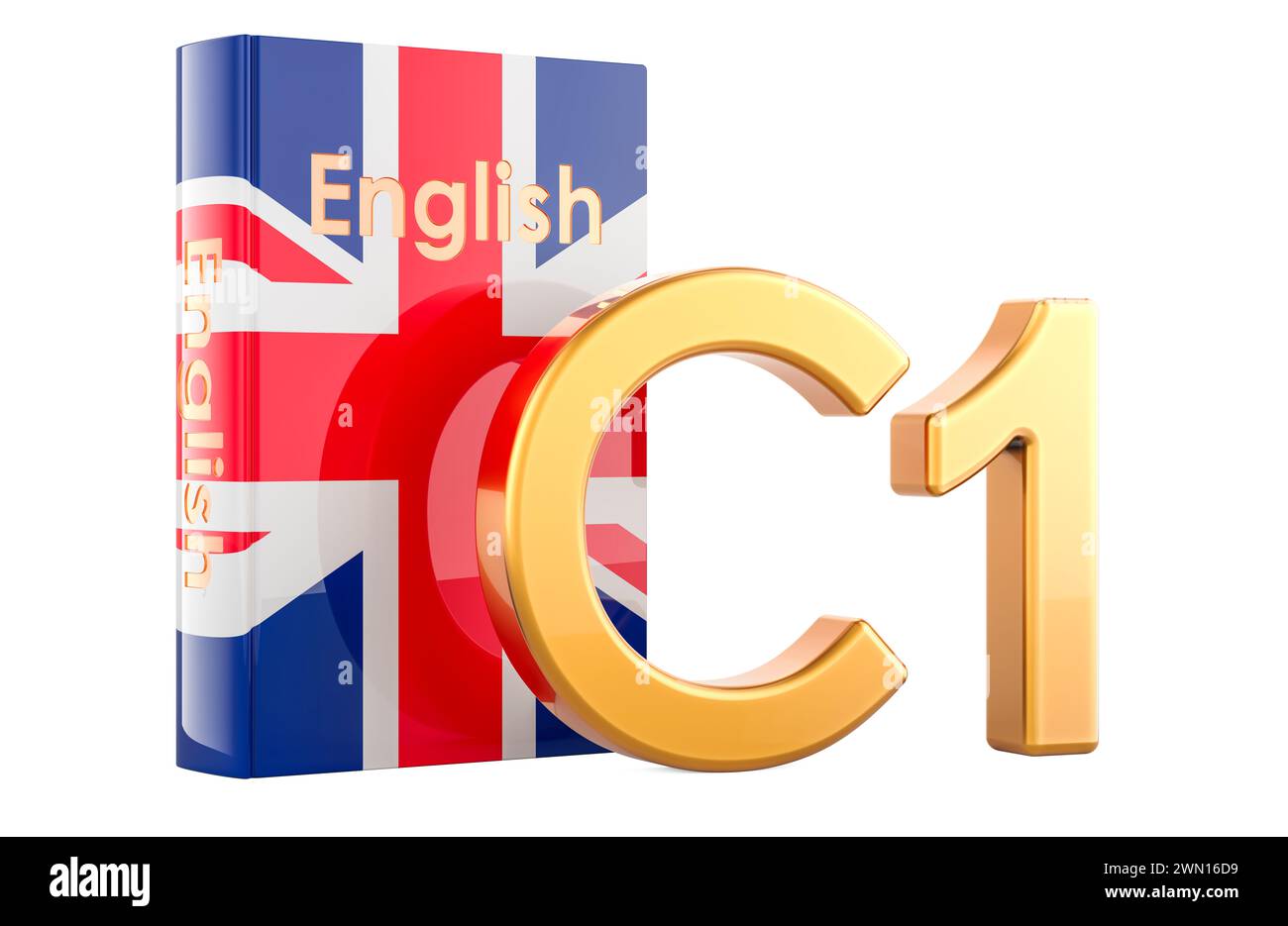 C1 English level, concept. C1 Level Advanced, 3D rendering isolated on ... C1 English level, concept. C1 Level Advanced, 3D rendering isolated on ...