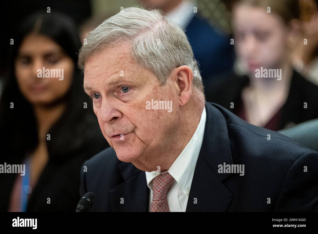 Secretary of Agriculture Thomas Vilsack testifies during a Senate ...