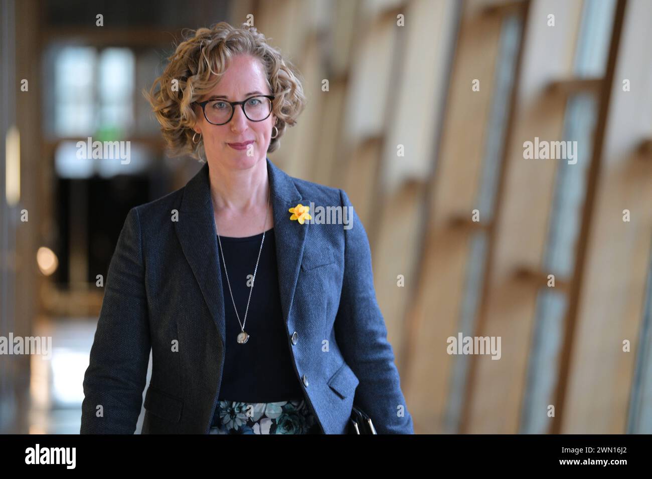 Edinburgh Scotland, UK 28 February 2024 Minister for Green Skills ...