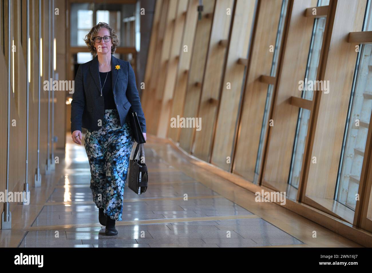 Edinburgh Scotland, UK 28 February 2024 Minister for Green Skills ...