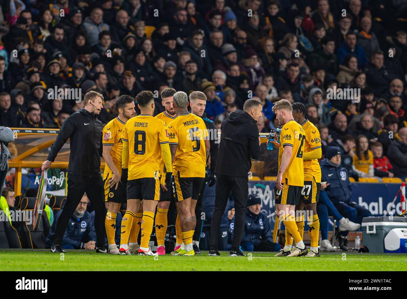 28th February 2024; Molineux Stadium, Wolverhampton, West Midlands ...