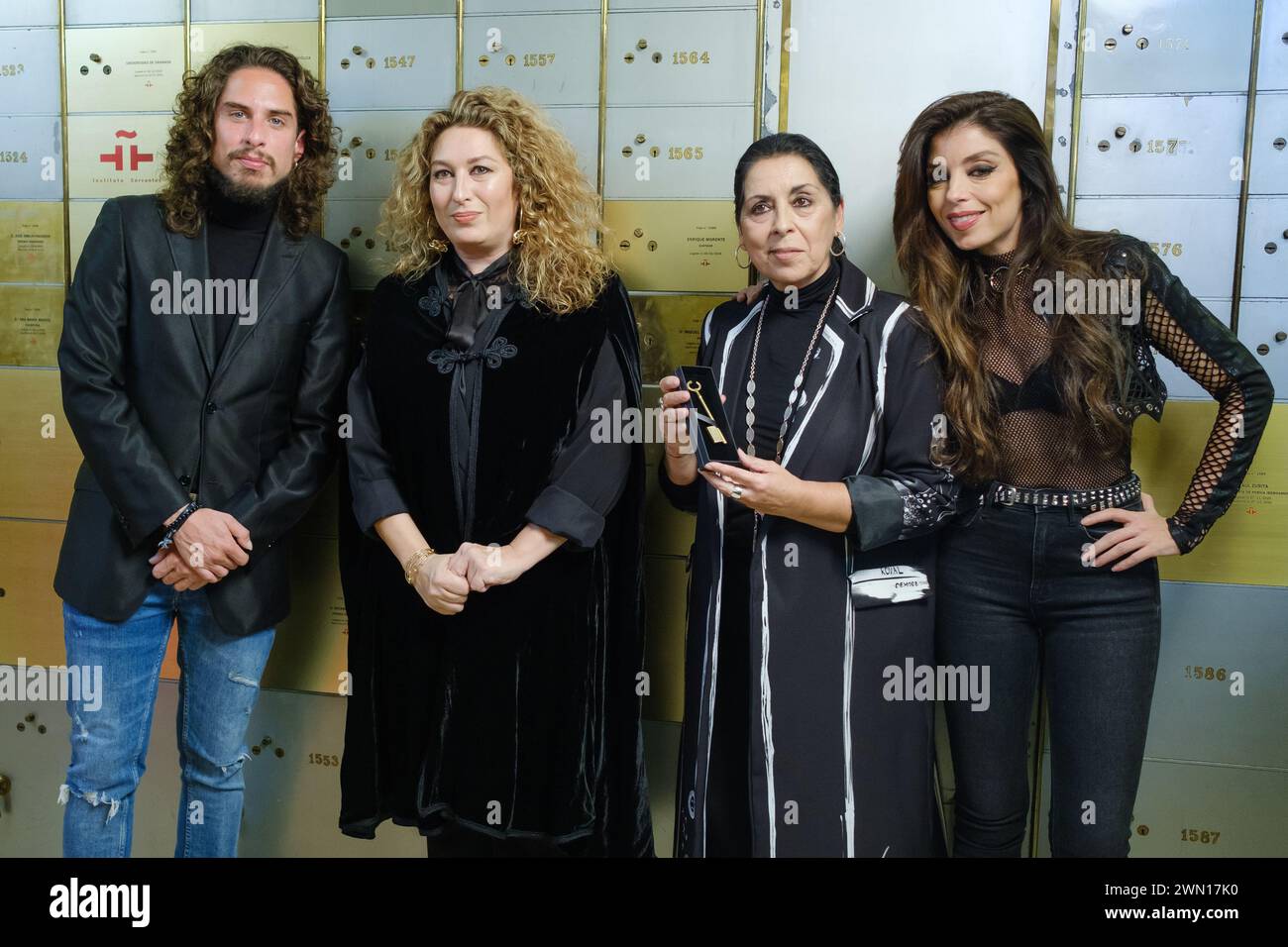 Estrella Morente, Aurora Carbonell Solea and Kiki at the ceremony of ...