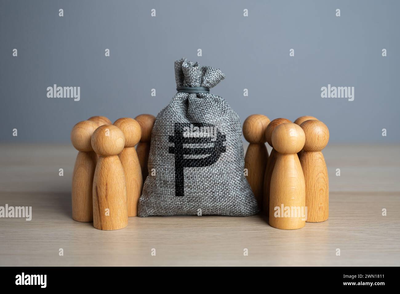 Philippine peso money bag hi-res stock photography and images - Alamy