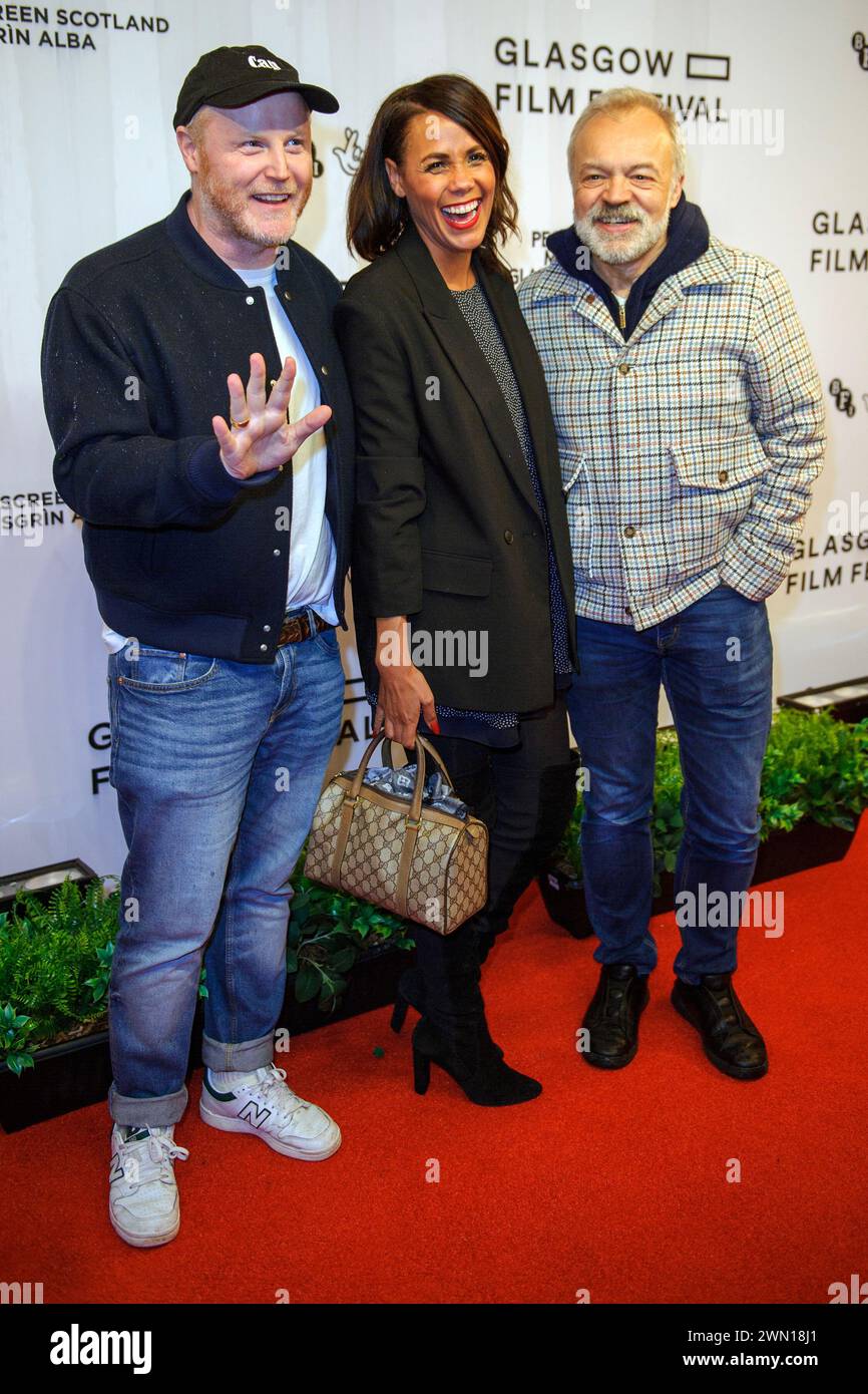 Glasgow, Scotland, UK. 28th Feb, 2024. Actor, Gary Lamont, TV presenter ...