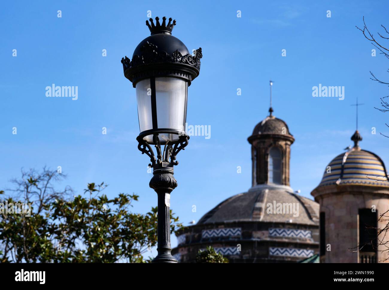 Church cupola in Barcelona Stock Photo - Alamy