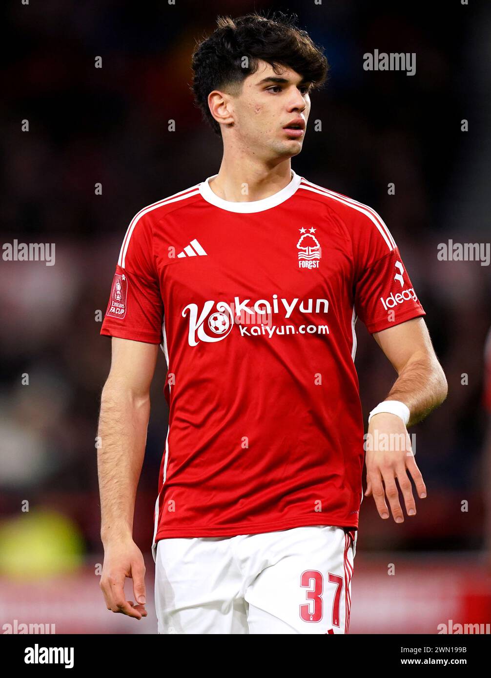 Nottingham Forest's Rodrigo Ribeiro during the Emirates FA Cup fifth ...